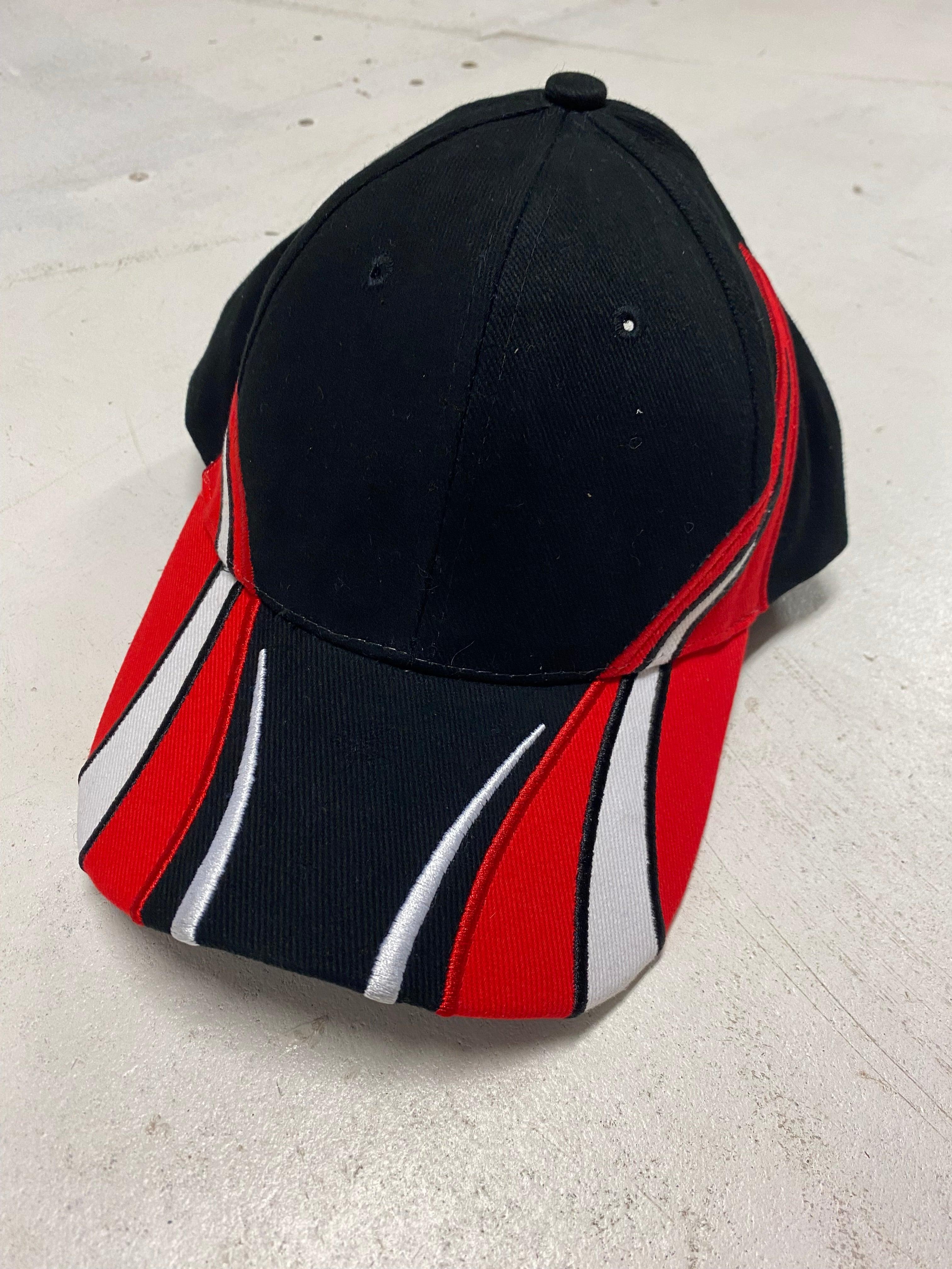 Black/Red Cap – Warwick Screenprinting and Embroidery