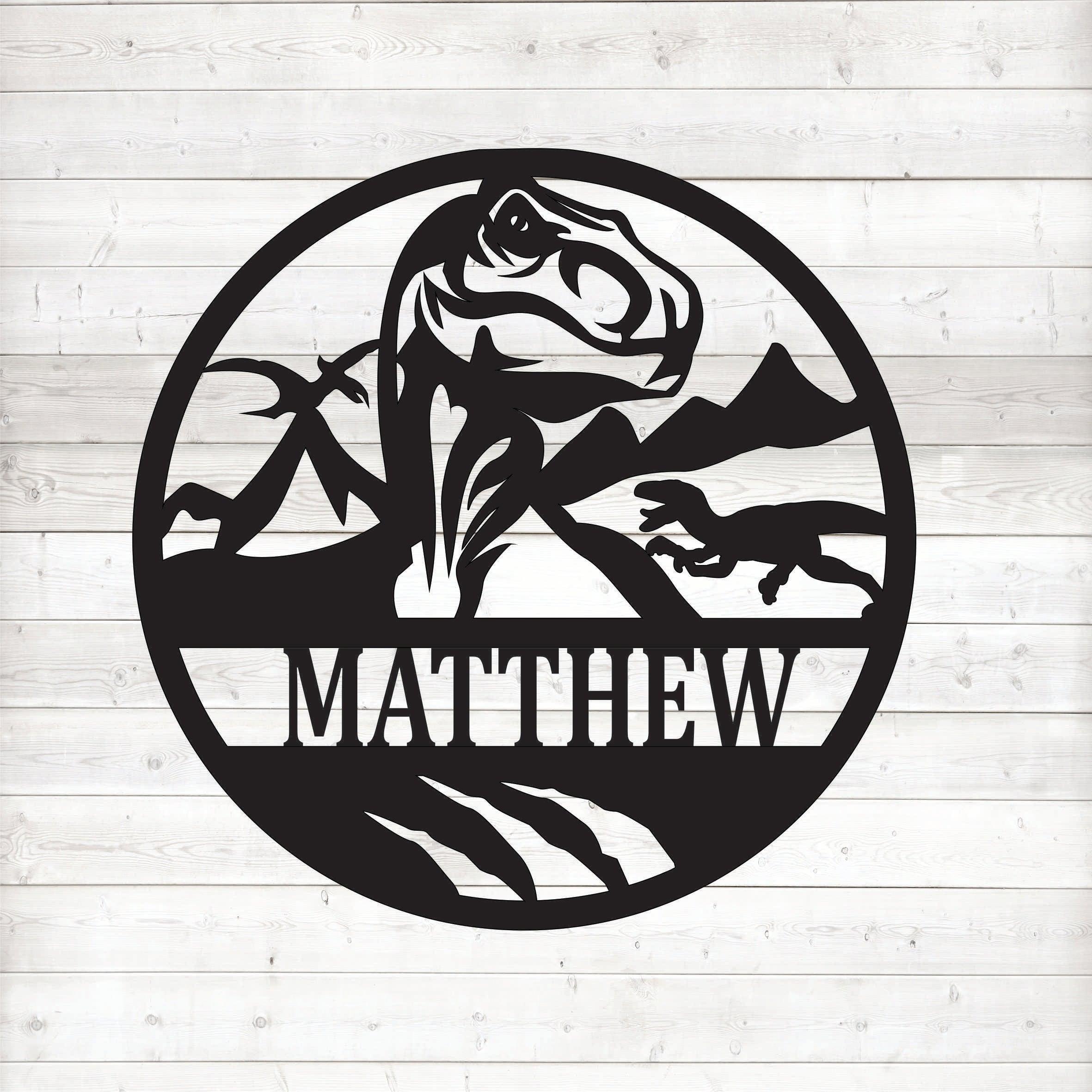 Personalised Raptor Wall Art MDF 1 – Warwick Screenprinting and Embroidery
