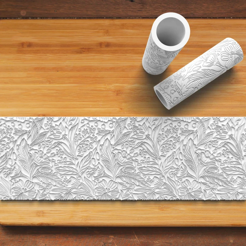 Floral Cookie stamp embossed Roller – Warwick Screenprinting and Embroidery